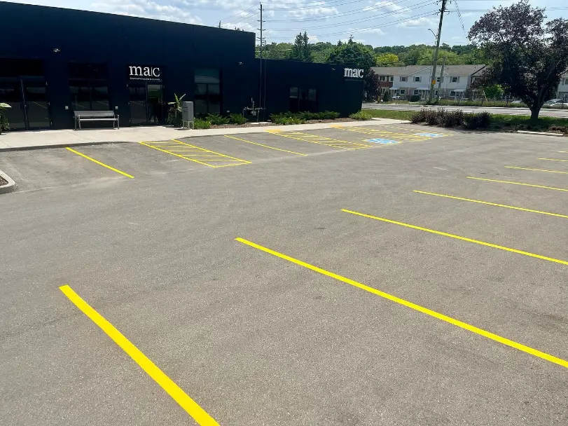 Parking Garage Line Painting in Southwestern, ON | Topline